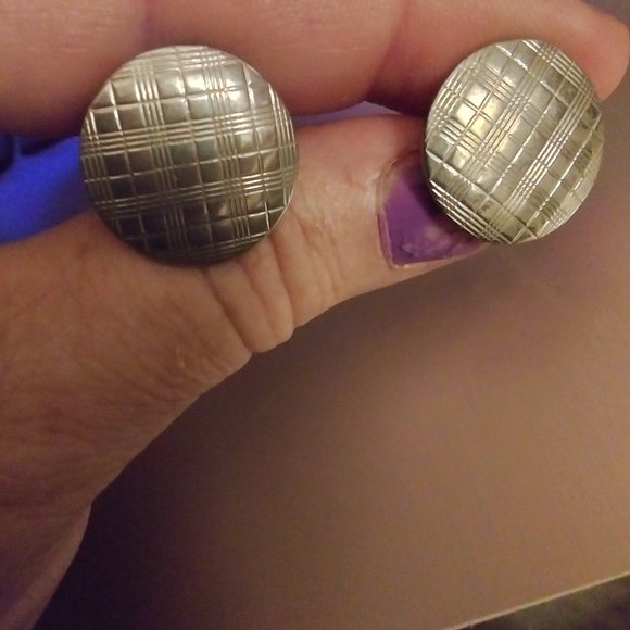 unbranded | Accessories | Mens Silver Colored Cuff Links Vintage Career ...